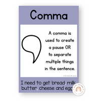 Punctuation Posters - Pastel Classroom Theme - Miss Jacobs – Miss ...