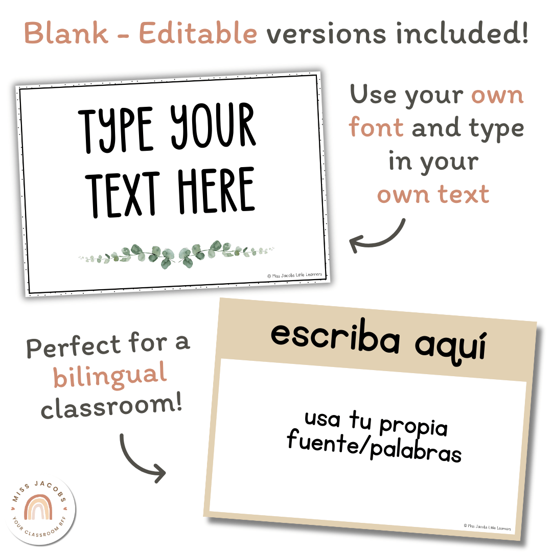 Reading Comprehension Strategies - Modern Botanical Classroom Theme - MJLL