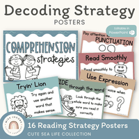 Reading Decoding Strategies Posters - Cute Sea Life Theme – Miss Jacobs ...