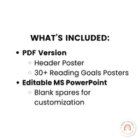 Reading Goal Posters