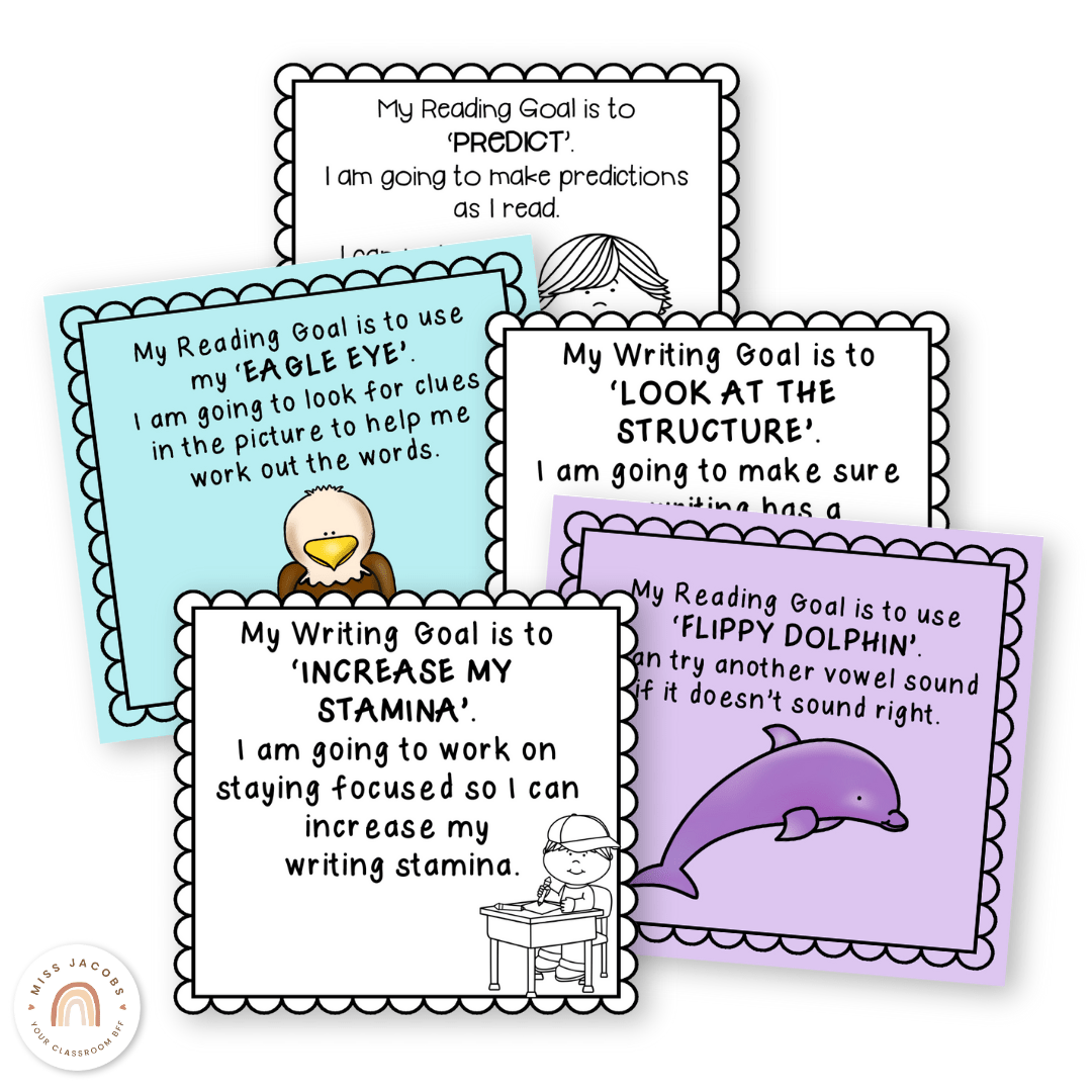 Reading Goals - Reminder Slips