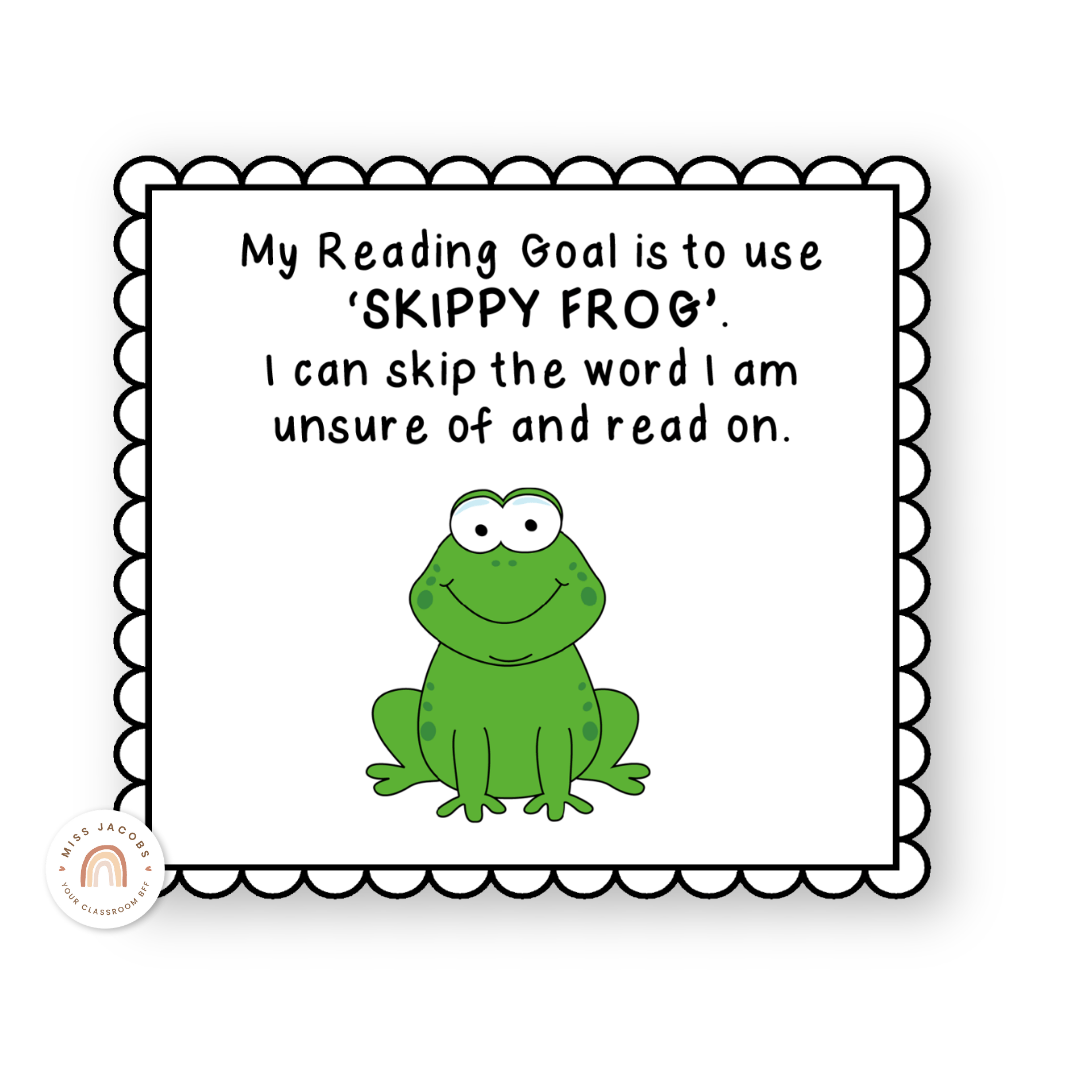Student Student Goal Setting Template – Miss Jacobs Little Learners