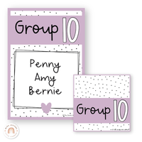 Reading Group Organizers & Labels - Spotty Pastel Theme - MJLL