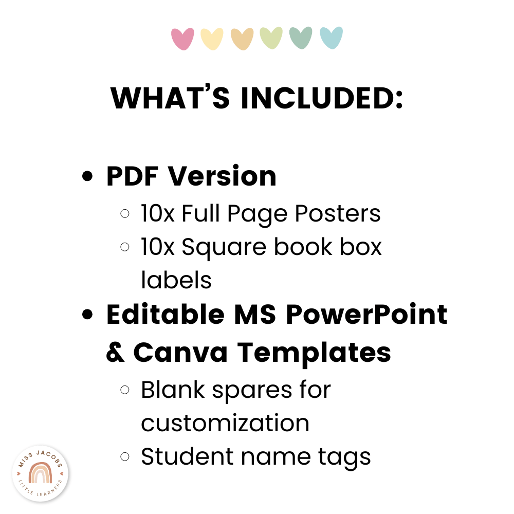 Reading Group Organizers & Labels - Spotty Pastel Theme - MJLL