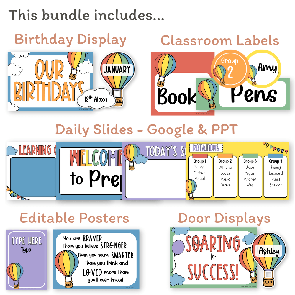 Classroom Essentials Decor Packs - Miss Jacobs Little Learners - Miss ...
