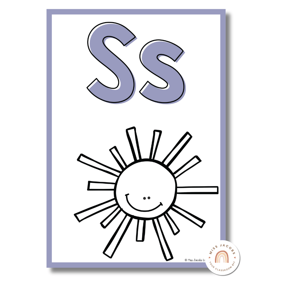 Alphabet Posters | Simple Pastels