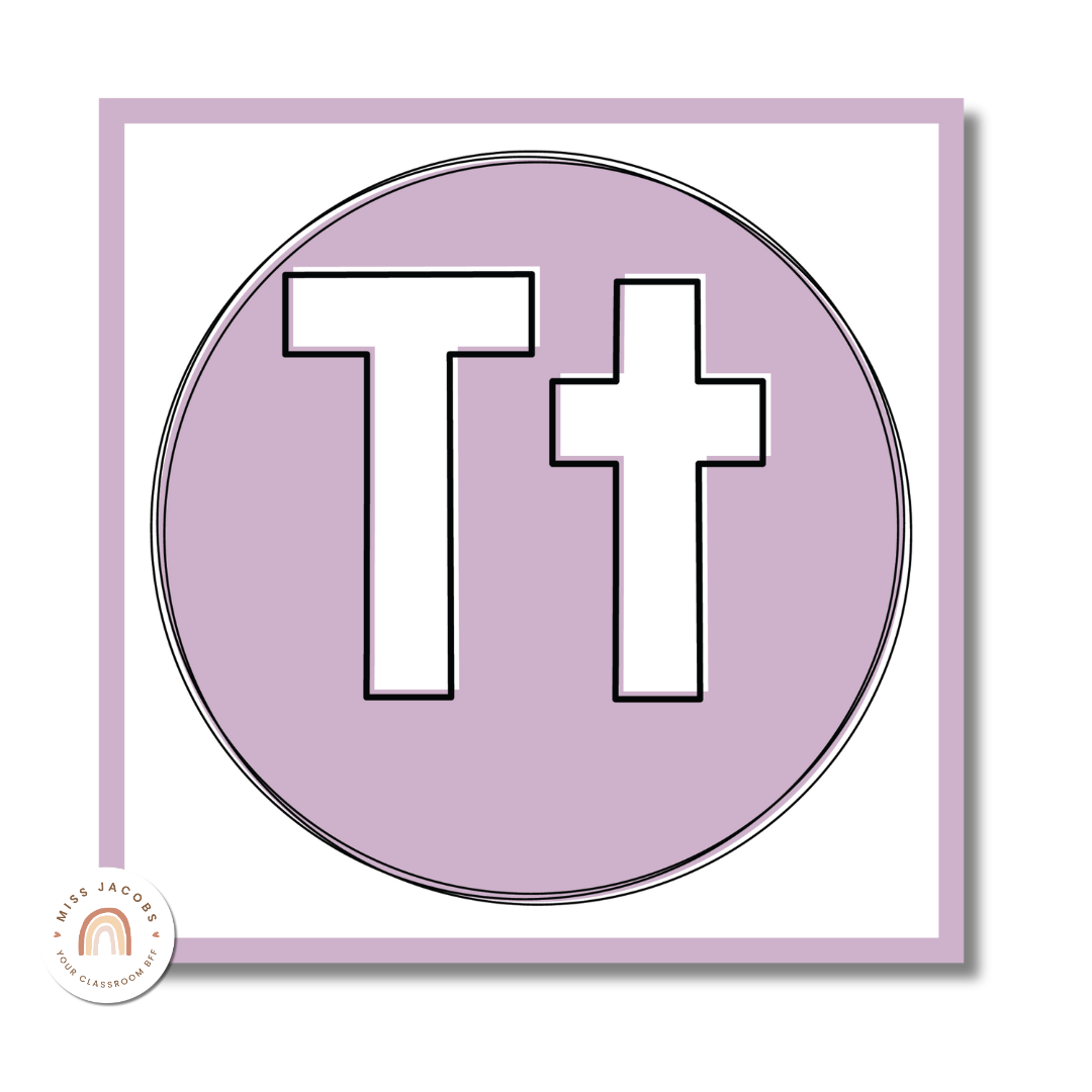 Alphabet Posters | Simple Pastels