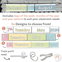 Flip Calendar | Simple Pastels