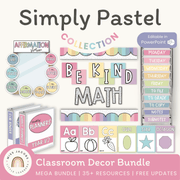 Simply Pastel Classroom Decor Theme – Miss Jacobs Little Learners