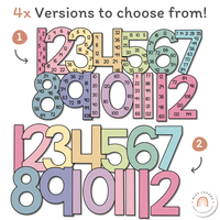 Skip Counting Large Number Display - Pastel Theme - Miss Jacobs