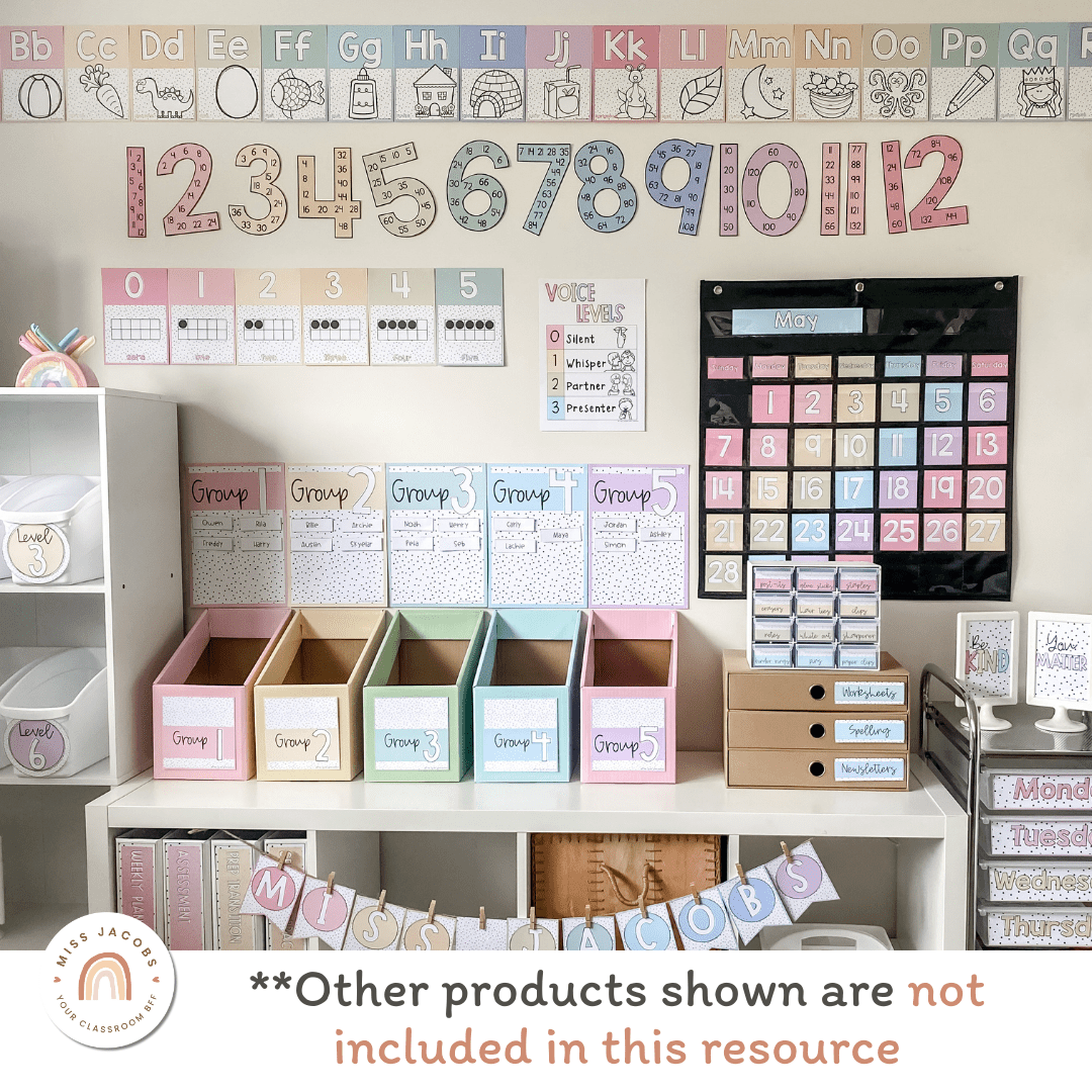 Skip Counting Large Number Display - Pastel Theme - Miss Jacobs