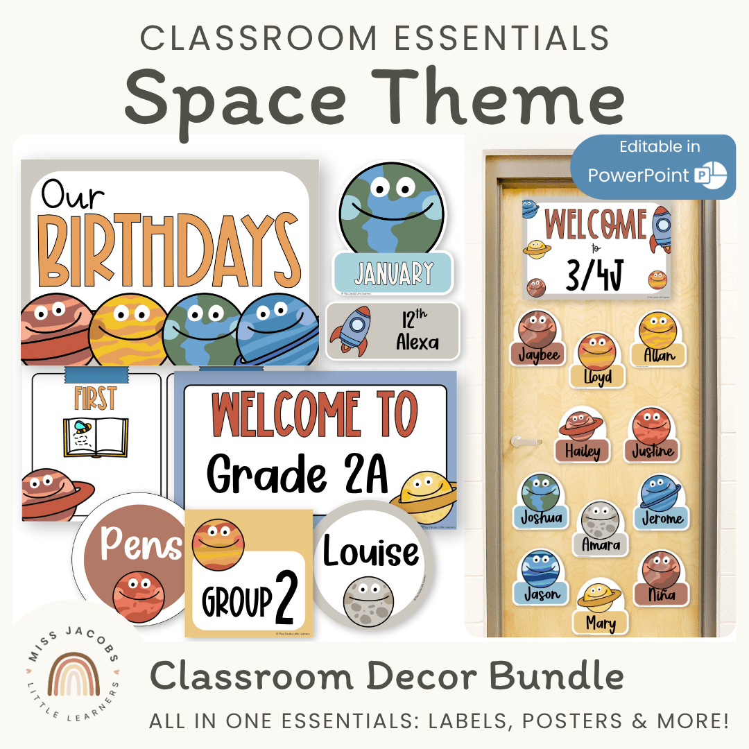 Classroom Essentials Decor Packs – Miss Jacobs Little Learners
