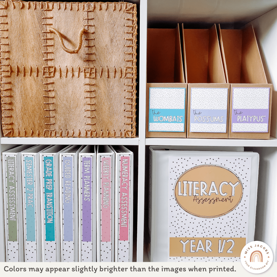 Spotty Bright Classroom Decor - Neon Rainbow Colors - Miss Jacobs ...