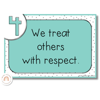 Classroom Rules and Expectations Posters - Spotty Bright - MJLL