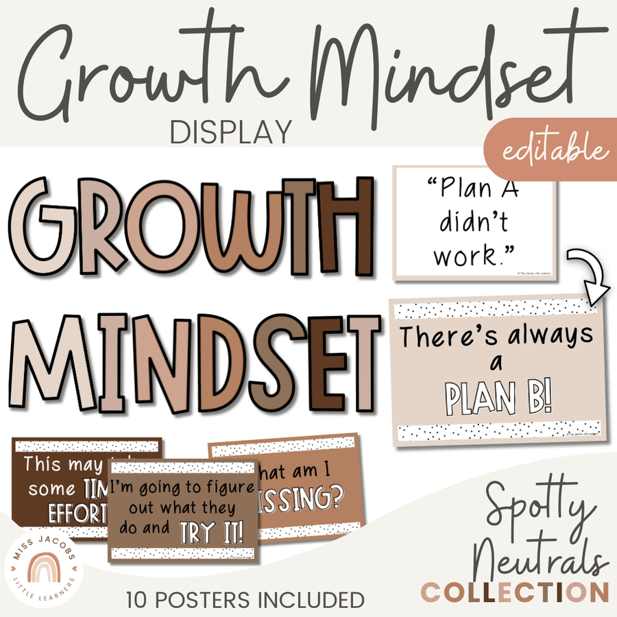 Growth Mindset Posters - Miss Jacobs Little Learners Page 2 - Miss ...