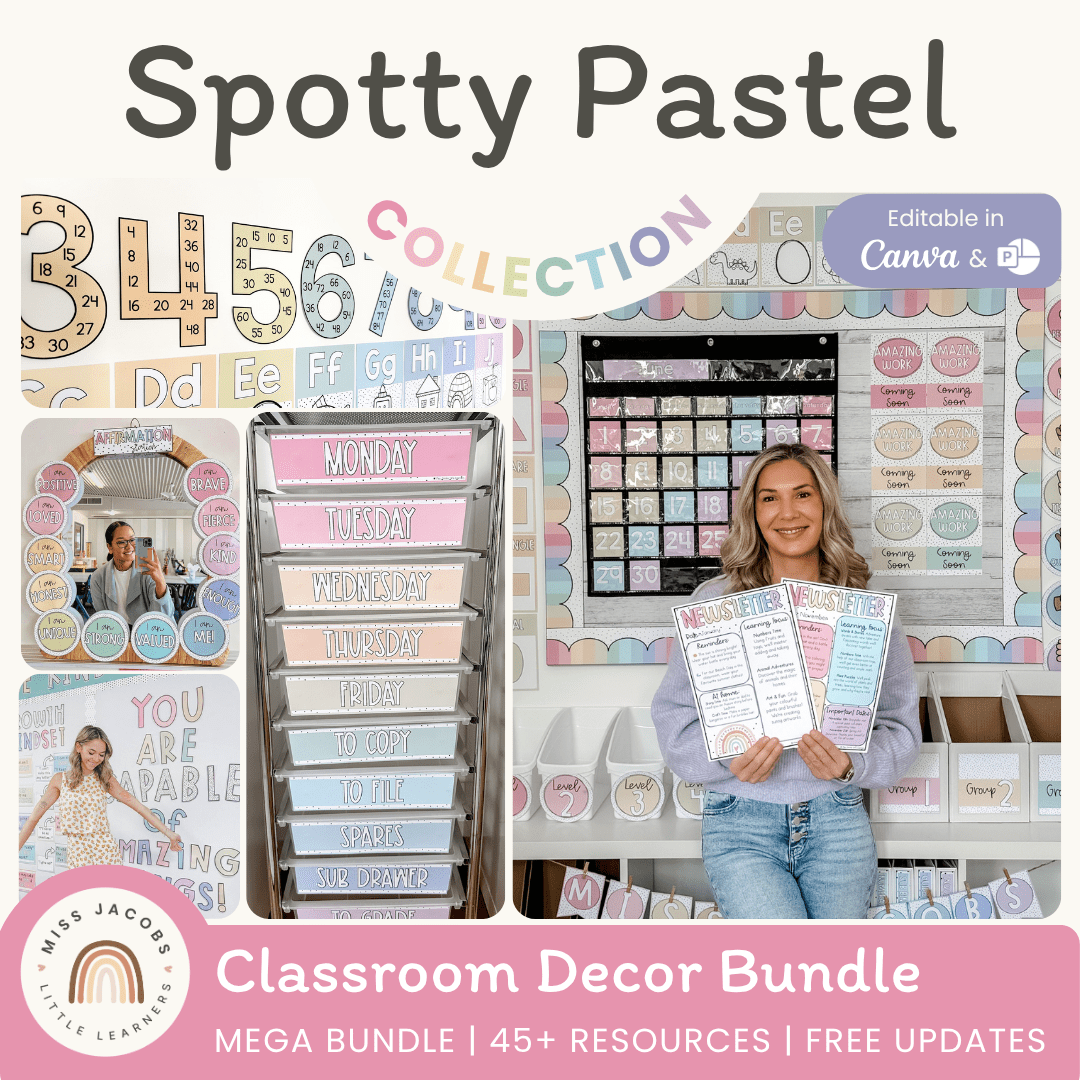 Pastel Classroom Decor - Miss Jacobs Little Learners