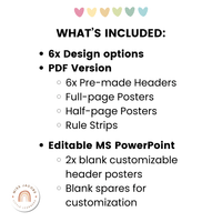 Classroom Rules and Expectations Posters - Spotty Pastel - MJLL ...