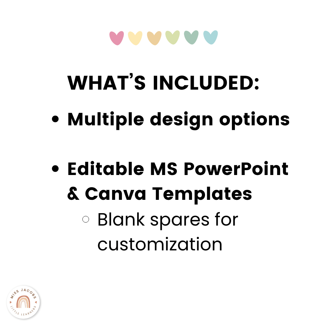 Sterilite 3-Drawer Labels - Spotty Pastel Theme - Miss Jacobs