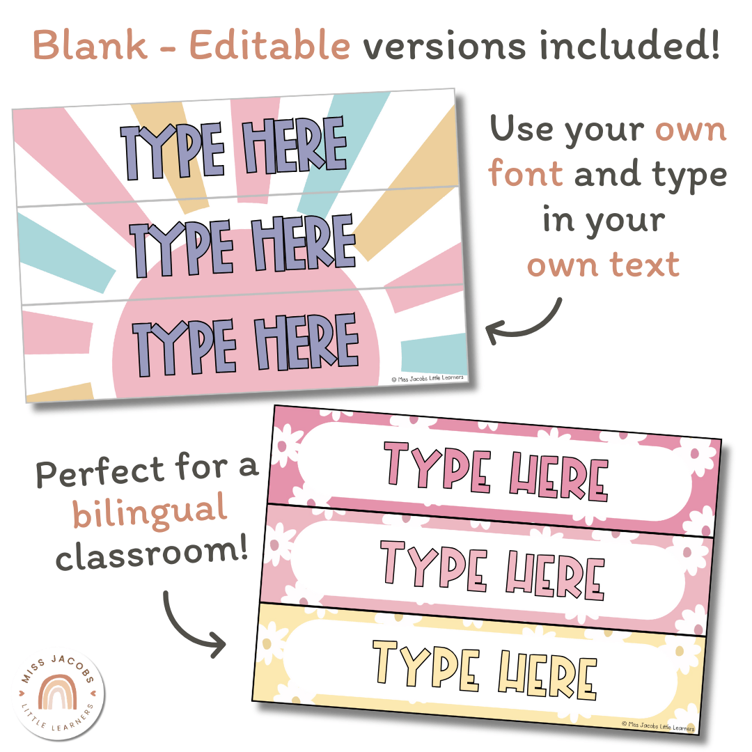 Sterilite Labels | Daisy Gingham Pastels - Default Title