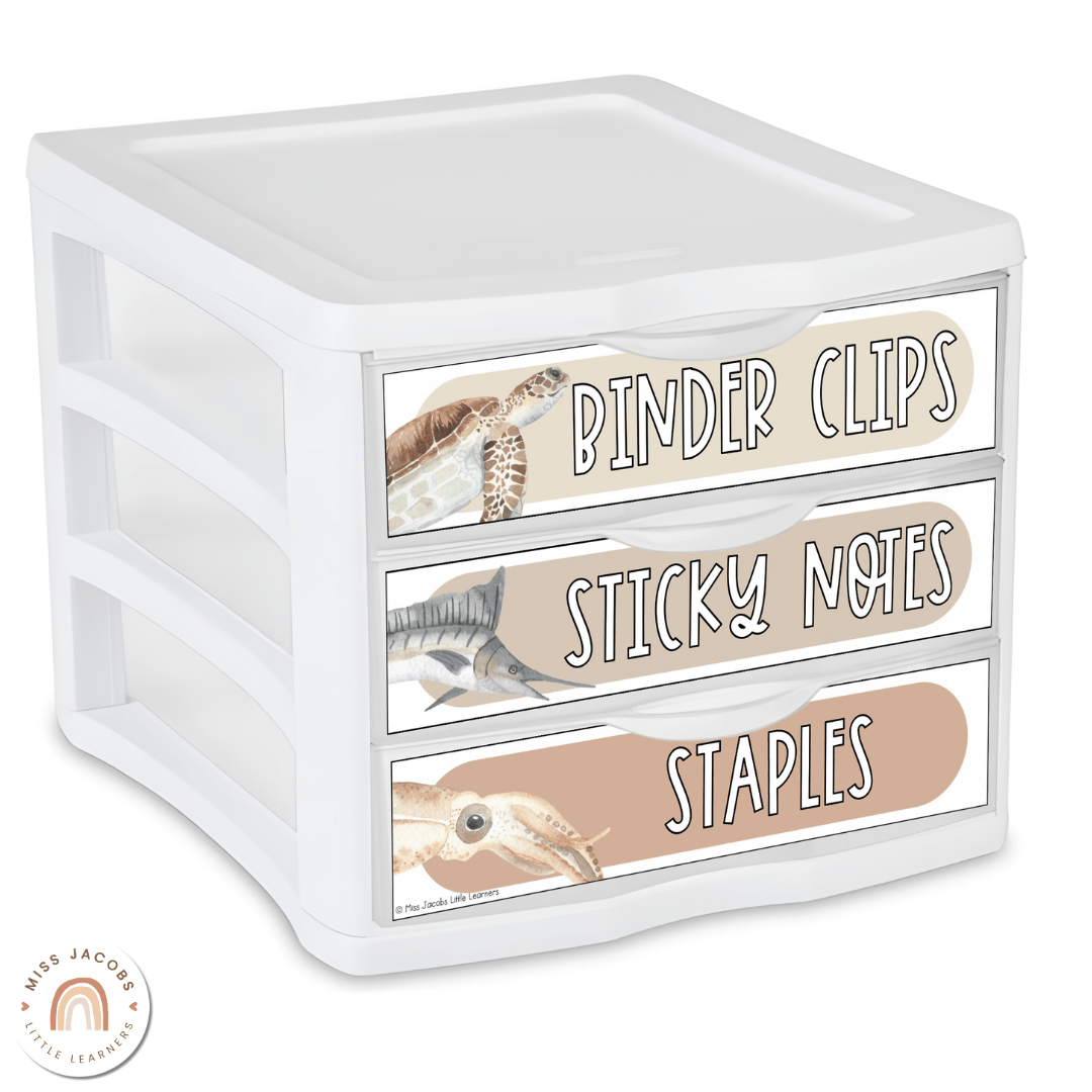 Sterilite Labels | Modern Ocean