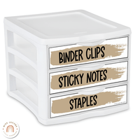 Sterilite Labels | Rustic Boho Plants