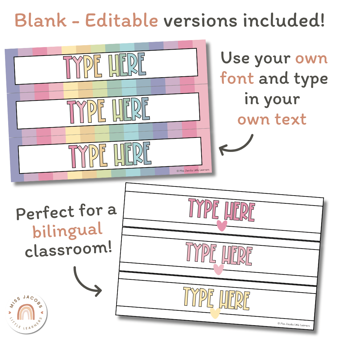 Sterilite Labels | Simply Pastel