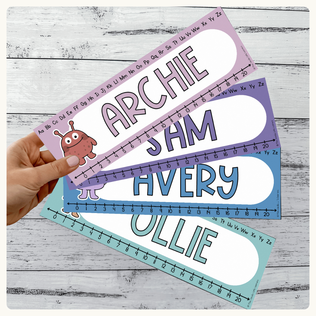 Student Desk Name Plates - Dreamy Space Classroom Decor – Miss Jacobs ...
