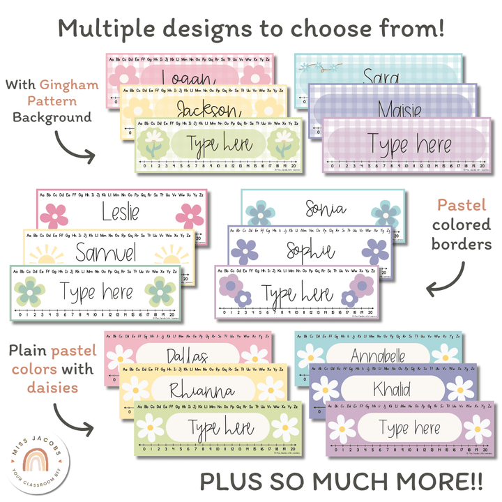 Classroom Labels - Miss Jacobs Little Learners