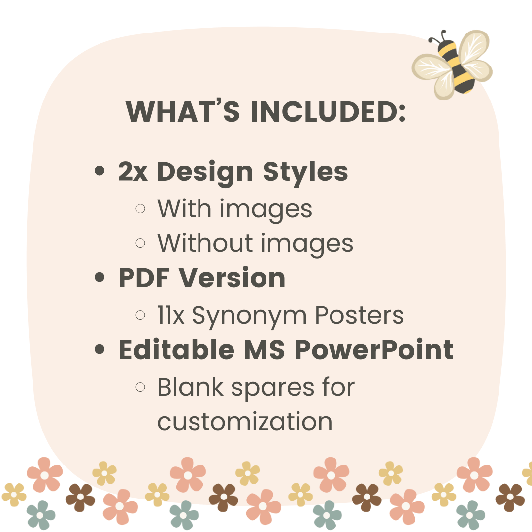 Synonym Posters - Daisy Gingham Neutrals Decor