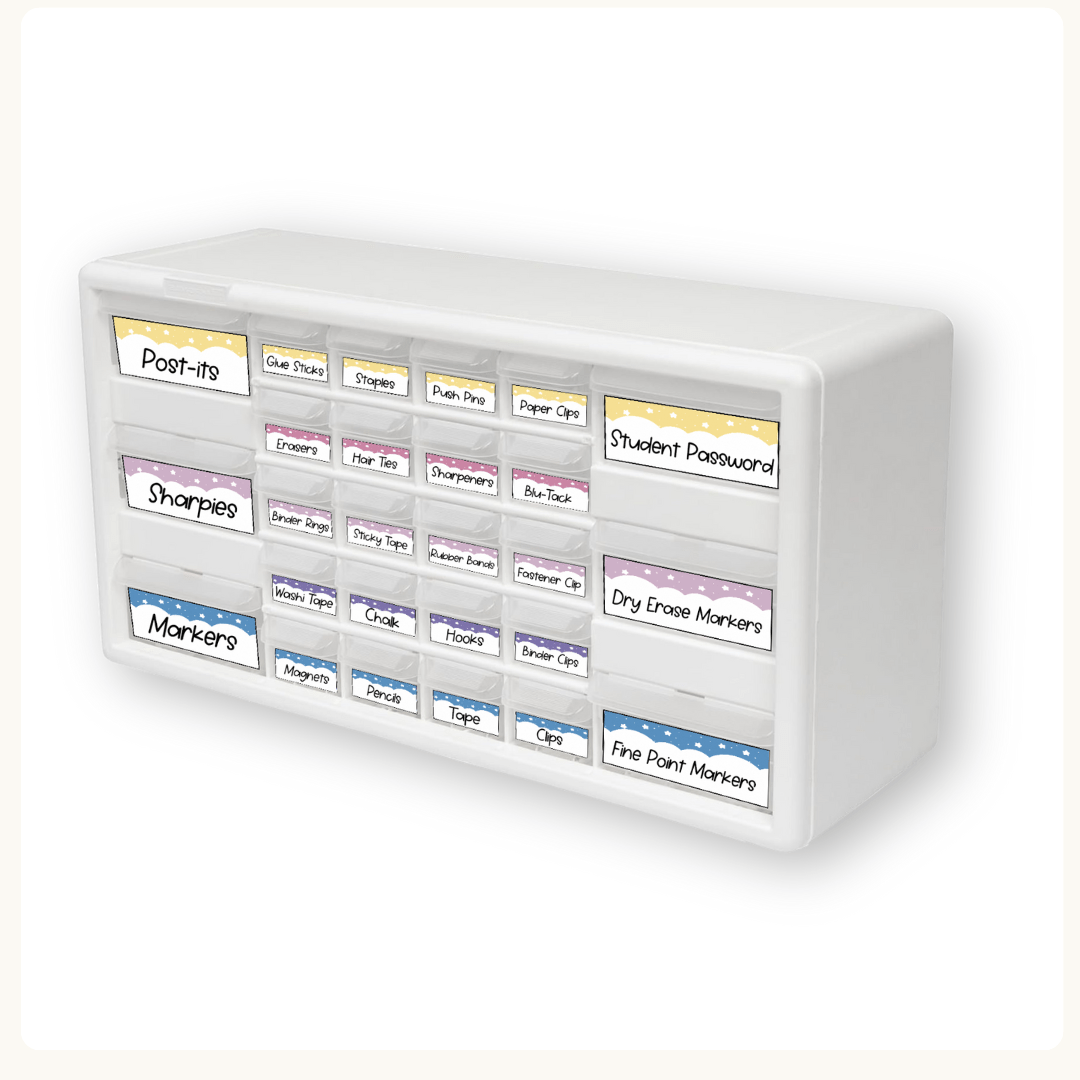 Teacher Toolbox Labels - Dreamy Space Classroom Decor - MJLL – Miss ...