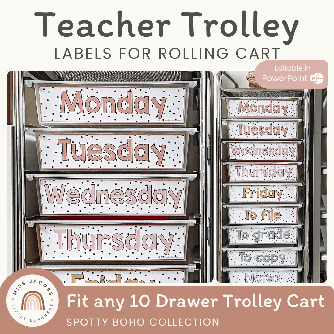 Trolley Labels – Miss Jacobs Little Learners