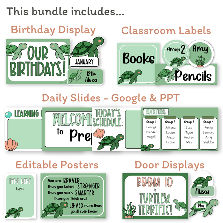 Classroom Essentials Decor Packs – Miss Jacobs Little Learners