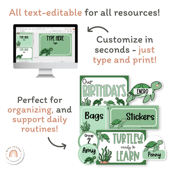 Classroom Teacher Supplies SHAPES ETC. Turtle Mini Notepad - 35 Sheets ...