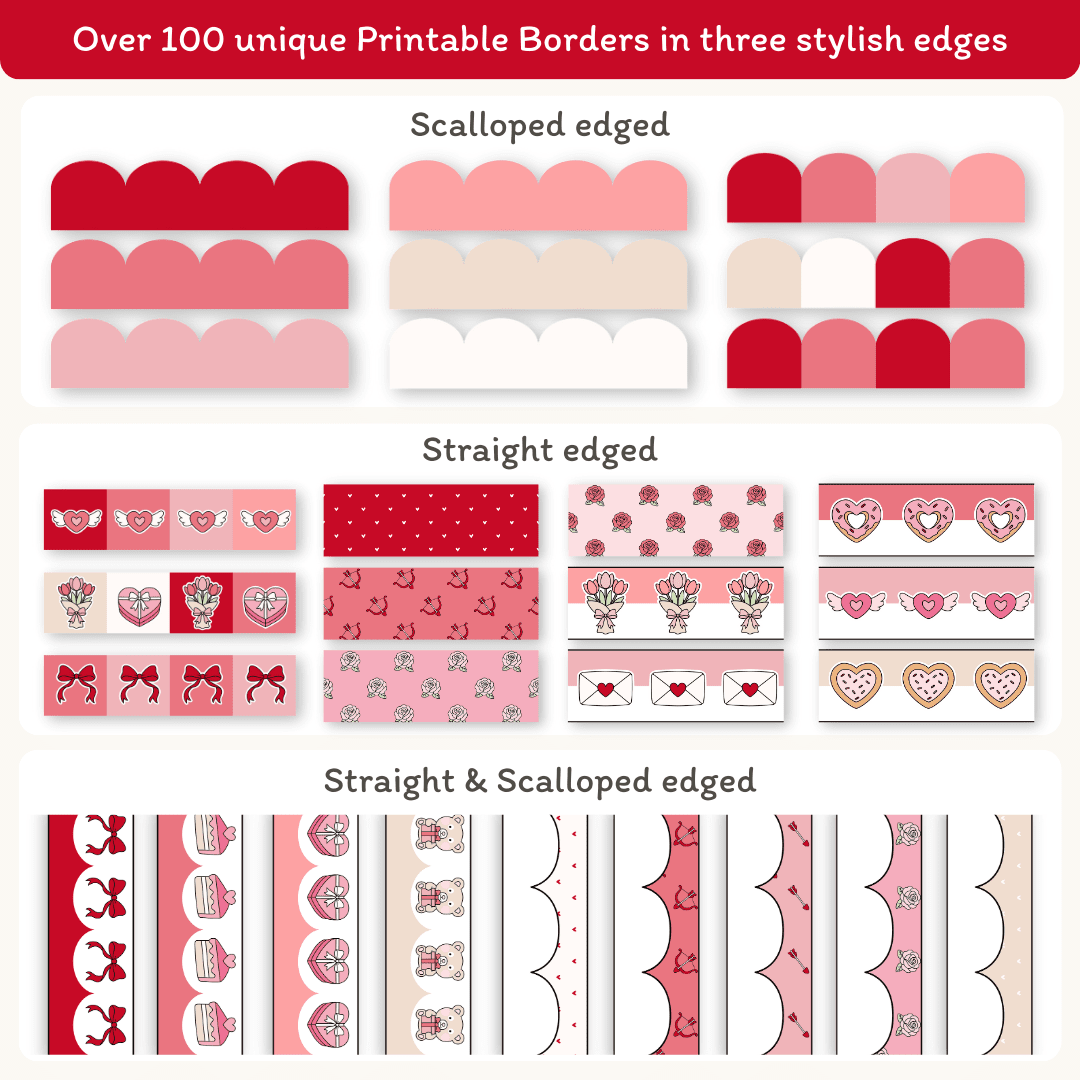 Valentine’s Day Bulletin Board Borders - Miss Jacobs
