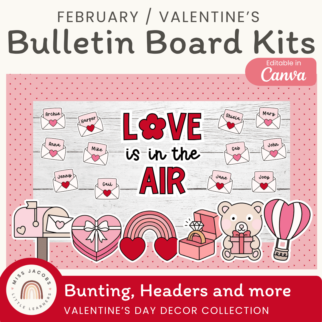 Valentine’s Day Bulletin Board Classroom Decorations & Crafts Ideas ...