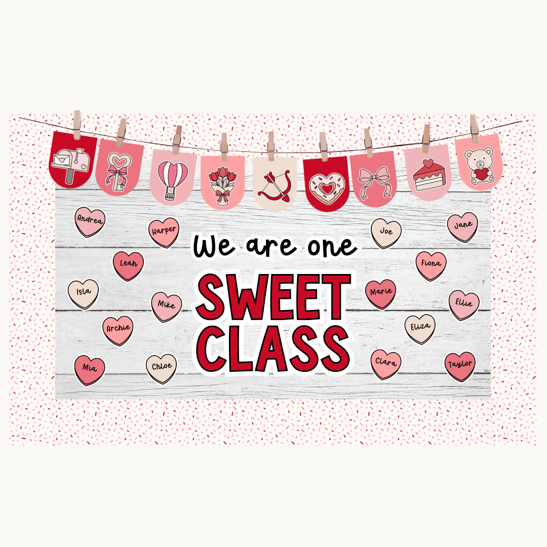 Valentine’s Day Bulletin Board Classroom Decorations & Crafts Ideas ...