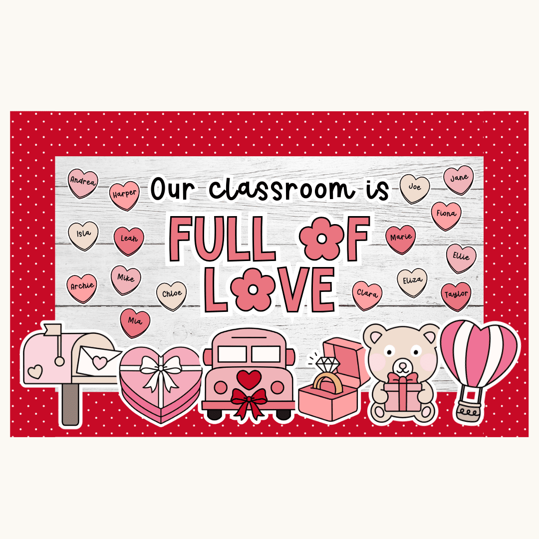 Valentine’s Day Bulletin Board Classroom Decorations & Crafts Ideas ...