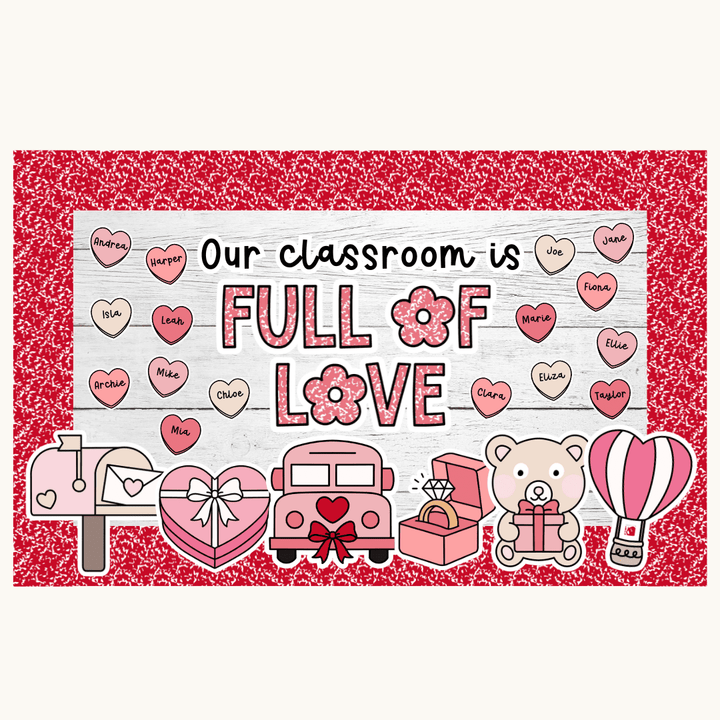 Valentine’s Day Bulletin Board Classroom Decorations & Crafts Ideas ...