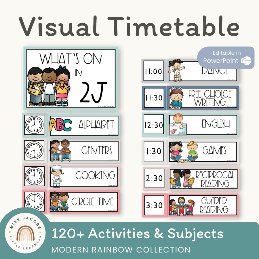 Visual Timetable – Page 2 – Miss Jacobs Little Learners