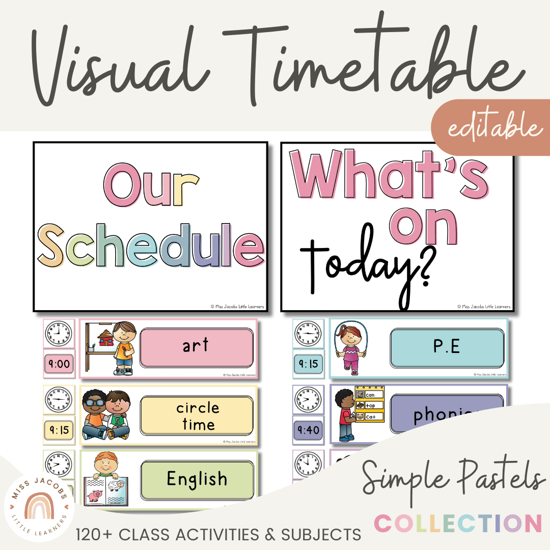 Visual Timetable Page 2 - Miss Jacobs Little Learners