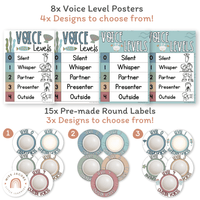 Voice Levels Chart - Cute Sea Life Classroom Decor – Miss Jacobs Little ...