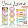 Voice Levels Chart - Cutesy Classroom Theme - Miss Jacobs