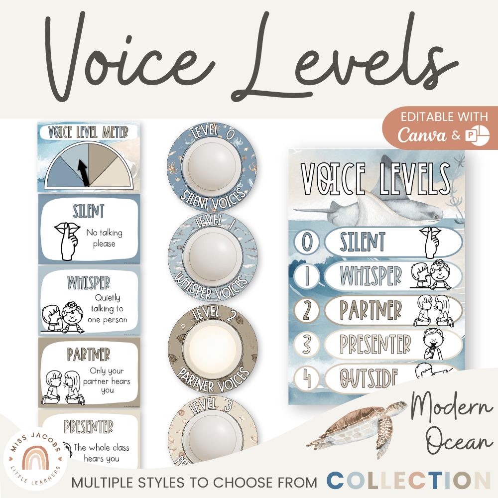 Voice Levels Chart - Miss Jacobs Little Learners - Miss Jacobs Little ...