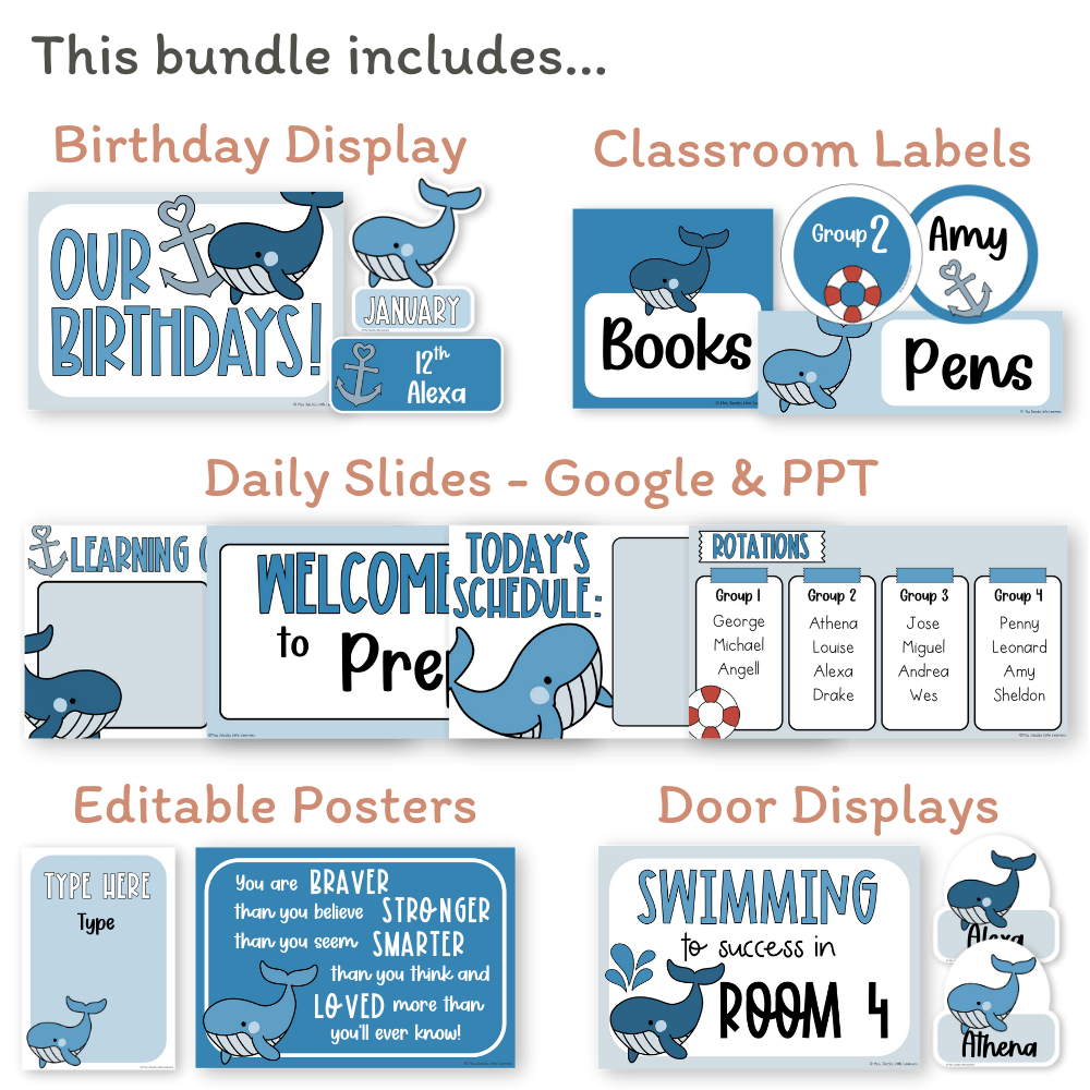 Classroom Essentials Decor Packs Page 2 - Miss Jacobs Little Learners