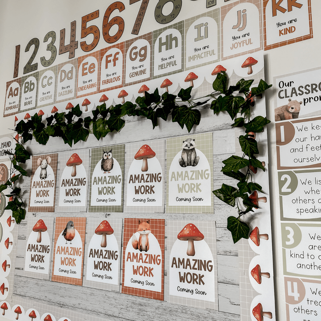 Woodland Classroom Decor Bundle - Forest Friends Theme - Miss Jacobs