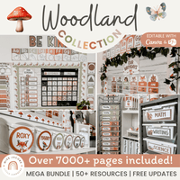 Woodland Classroom Decor Bundle - Forest Friends Theme - Miss Jacobs