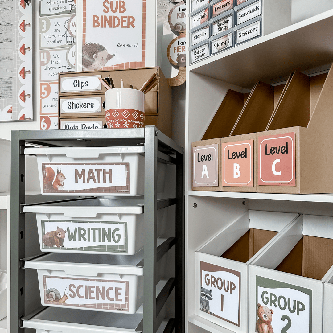 Woodland Classroom Decor Bundle - Forest Friends Theme - Miss Jacobs