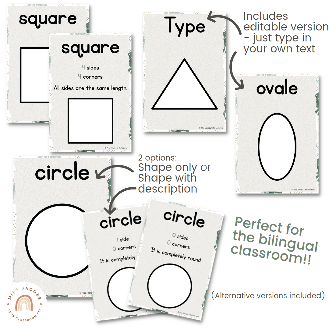 Modern Jungle Classroom Collection Page 5 - Miss Jacobs Little Learners