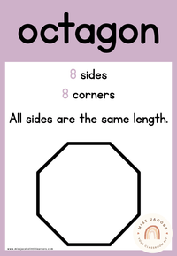 2D Shape Posters | PASTELS - Default Title - Miss Jacobs Little Learners