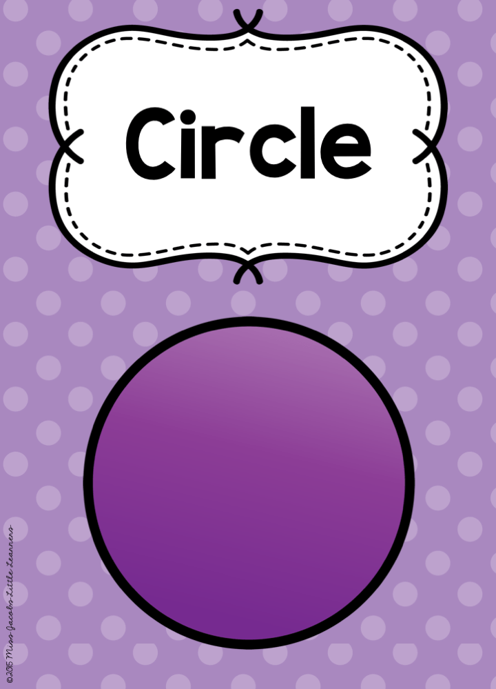 2D Shape Posters | Polka Dot